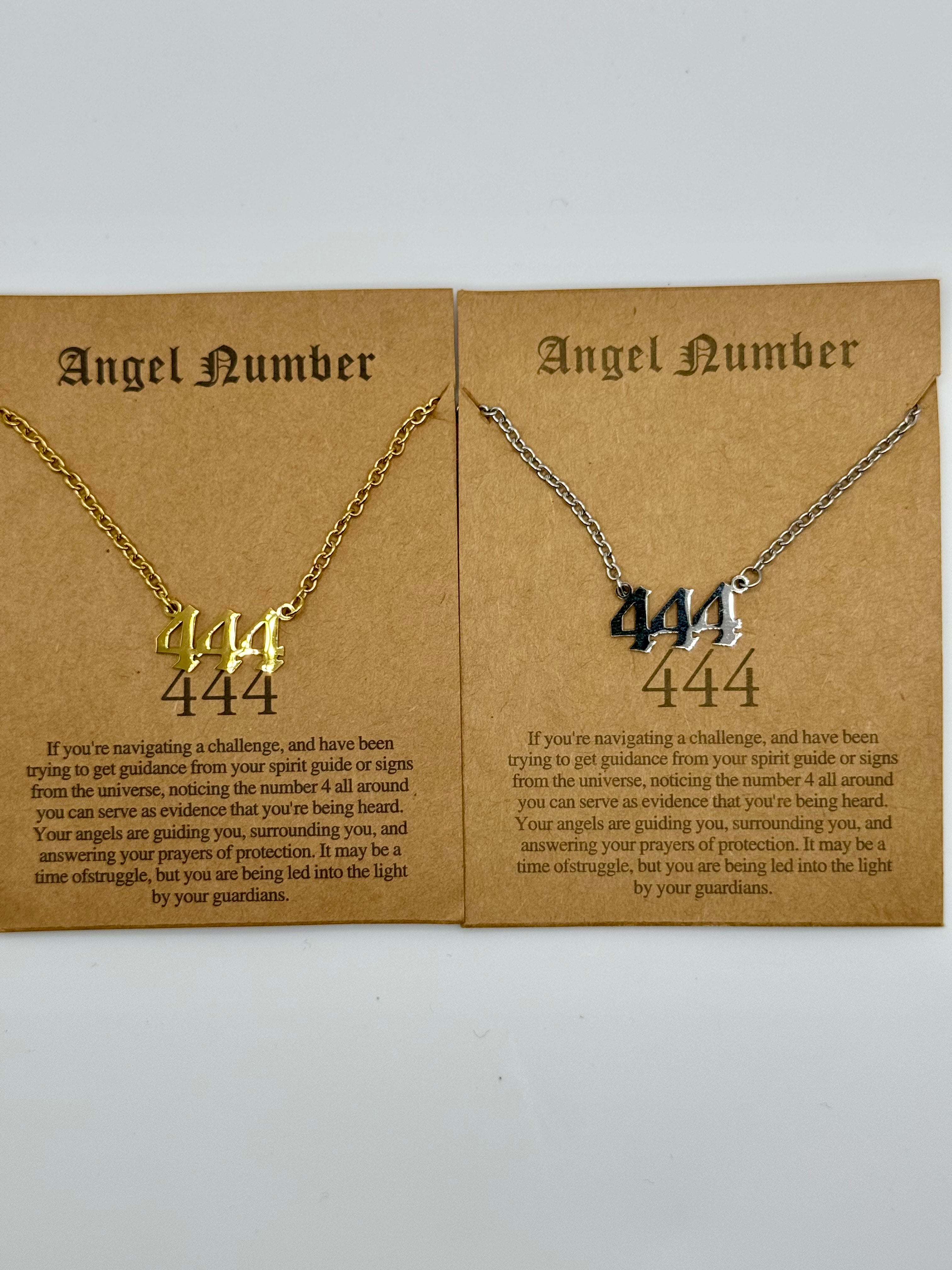 444 Angel Number Necklace | Cici and The Moon