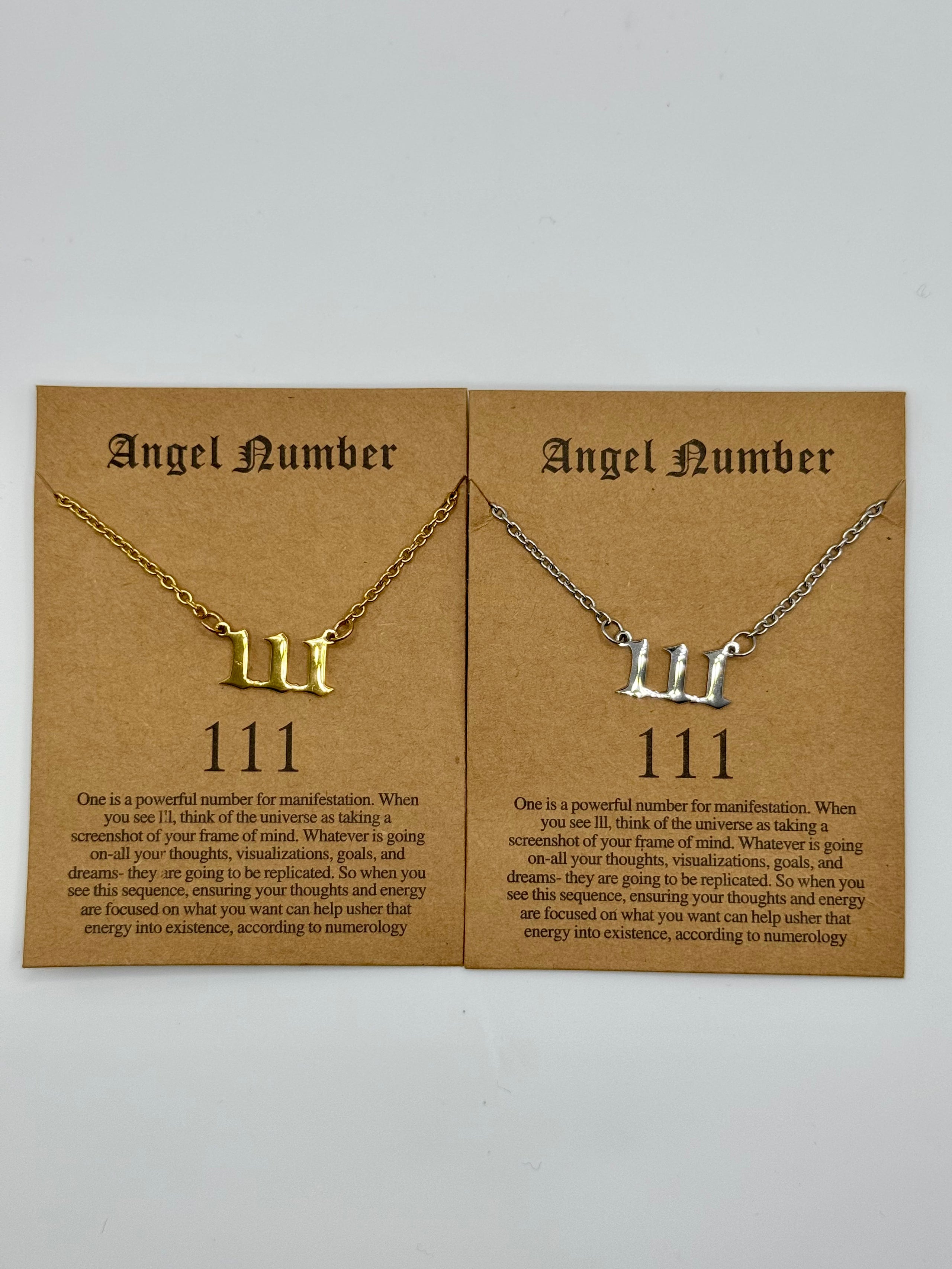 111 Angel Number Necklace | Cici and the Moon