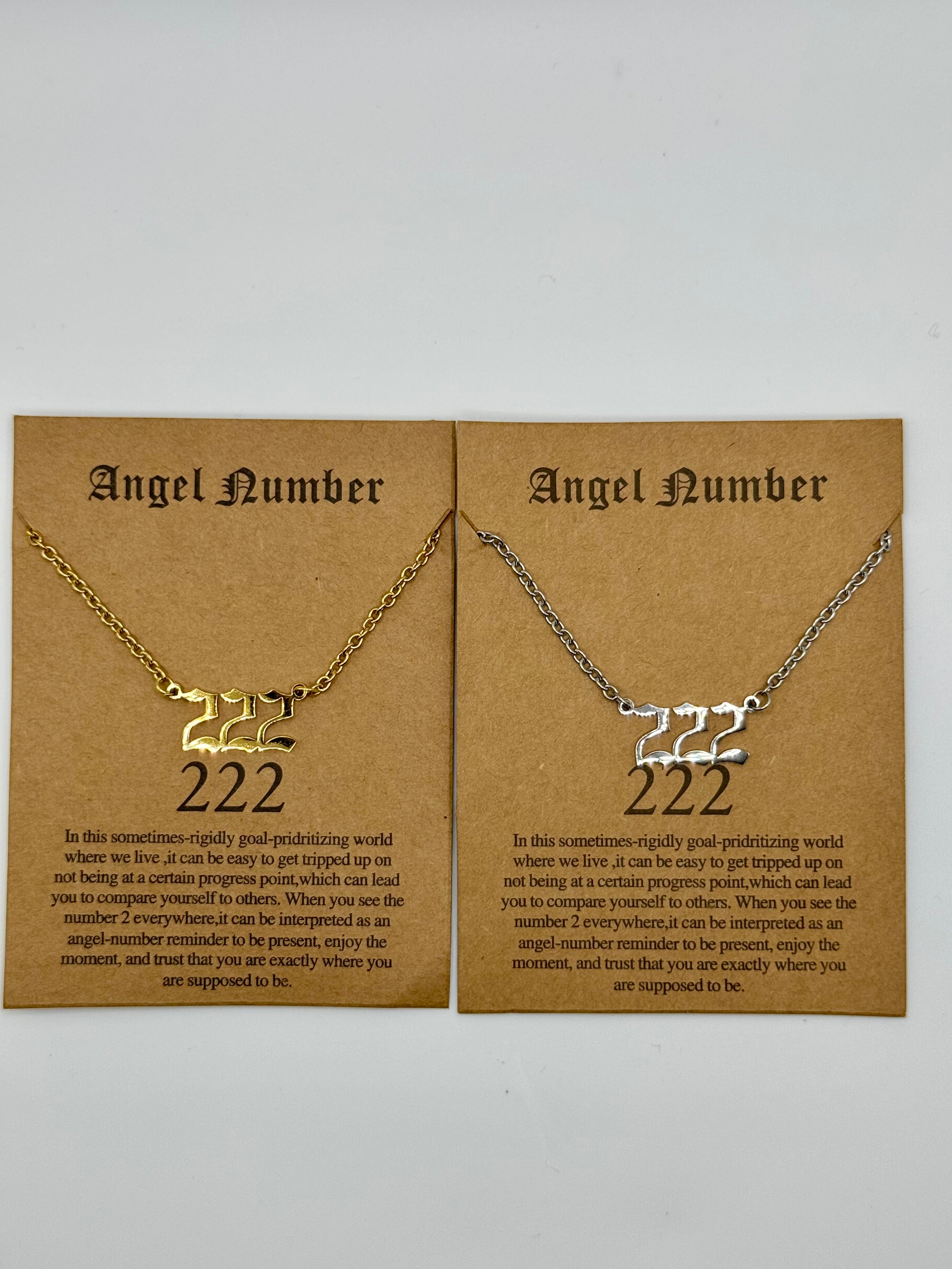 222 Angel Number Necklace | Cici and the Moon